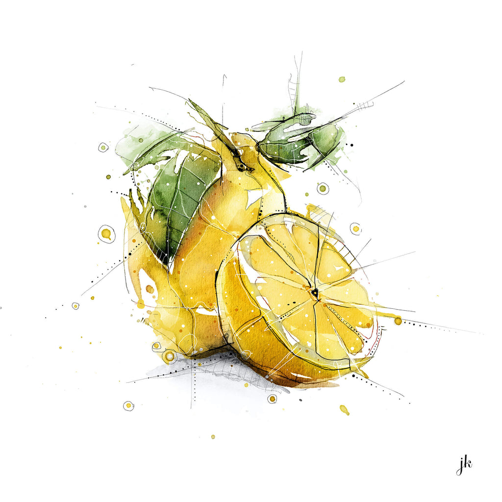 Lemon Canvas Print – jeremykyleart